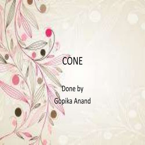 Cone Pptx