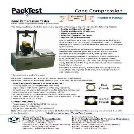 Cone Compression P300 D Pdf
