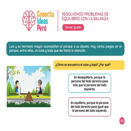 CONECTAIDEAS Resolvemos problemas de equilibrio con la balanza Activ_4 ...