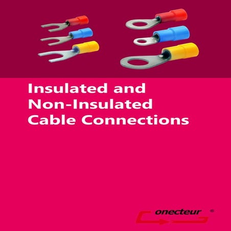 Insulated and Non-insulated Cable Connections - Conecteur | PDF