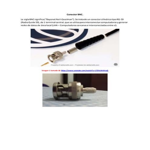 Conector bnc | PDF