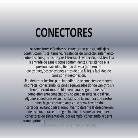 Conectores electricos | PDF
