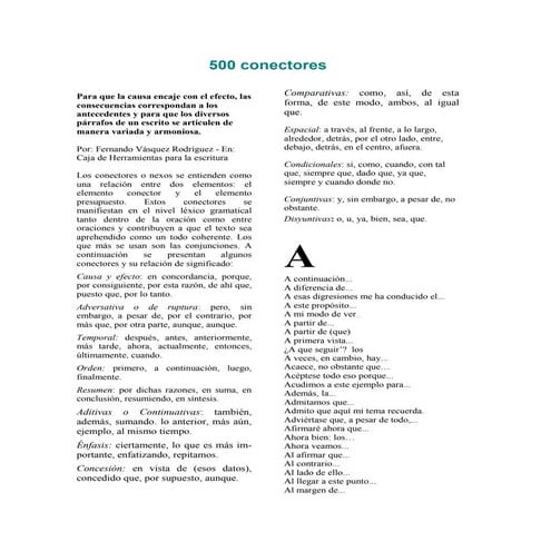 500 conectores | PDF