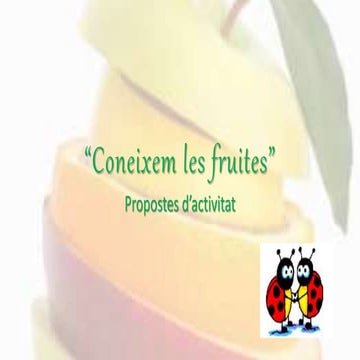 Coneixem les fruites | PPT