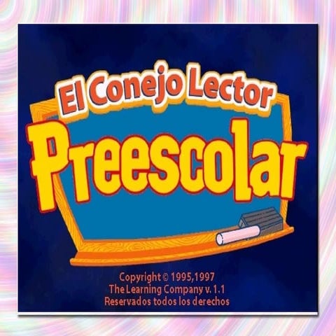 El Conejo Lector Preescolar. Software Educativo. | PPT