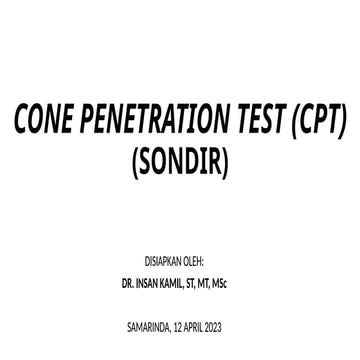 CONE PENETROMETER TEST (CPT) SONDIR.pptx