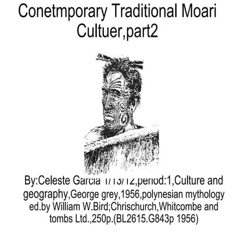The Maori Creation Story | ODP