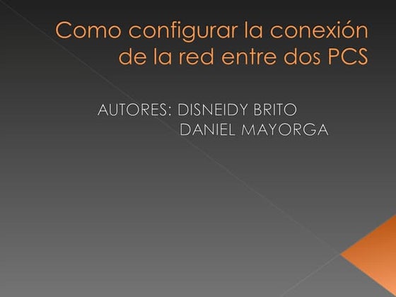 Conexion de 2 hubs por Fibra Optica | PPT