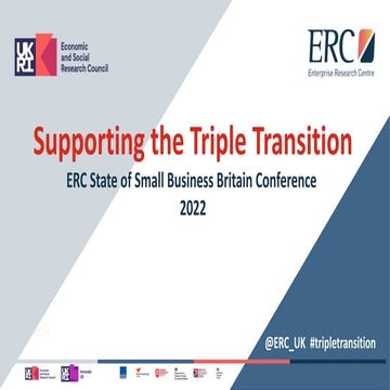 Triple Transition. ERC Conference 2022 | PDF