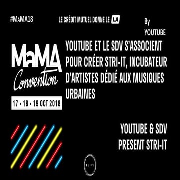 MaMA 2018 - YOUTUBE | ODP