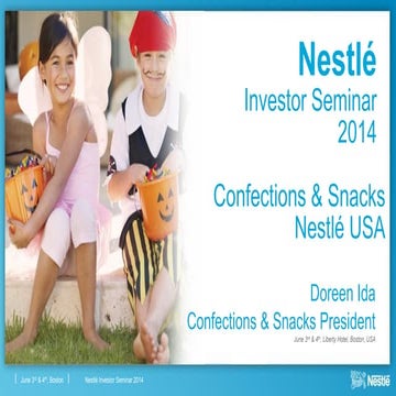Confections and snacks, Nestlé USA | PPT