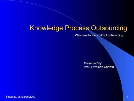 Knowledge process outsourcing ppt | PPTX | Resume Writing and Advice | Job Search