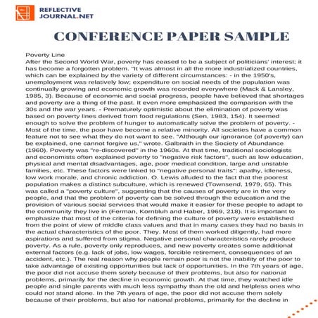 Conference Paper Sample | PDF