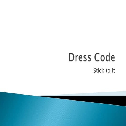 Conference2009 dress code | PPT
