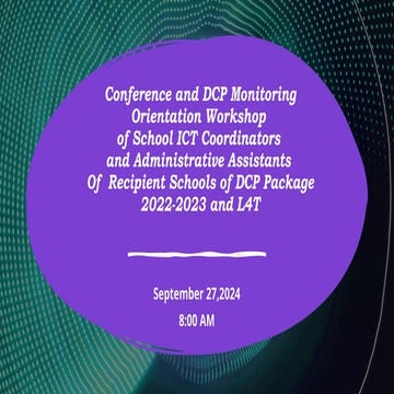 Conference and DCP Monitoring Orientation Workshop.pptx 2024.pptx