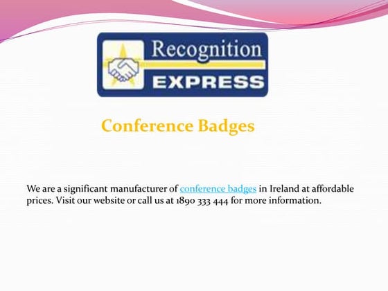 Staff Name Badges | PPTX