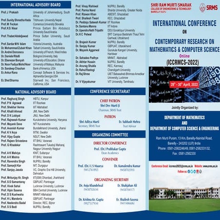 Conference brochure | PDF | Science
