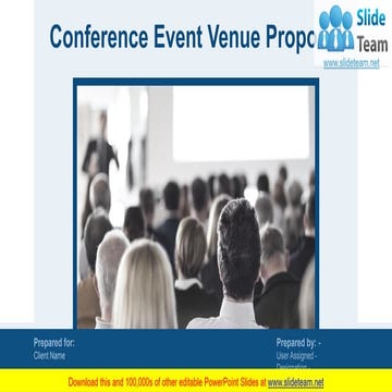 Conference Event Venue Proposal PowerPoint Presentation Slides | PDF