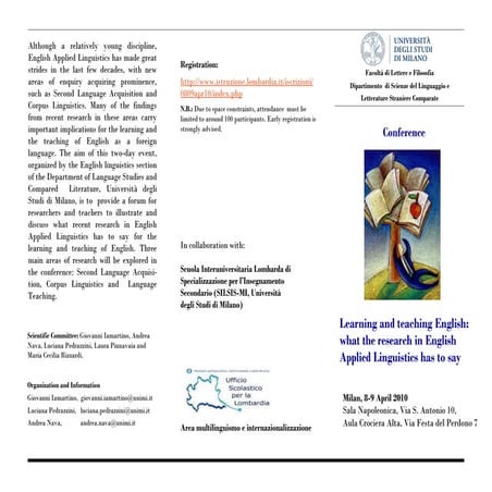 2010 Tesol Italy Convention | PDF