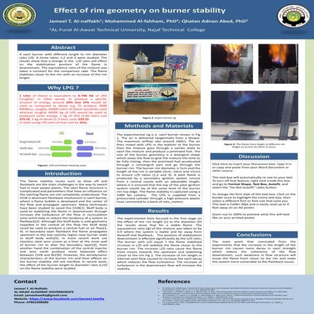 Burner rim geometry effect on flame stability | PDF