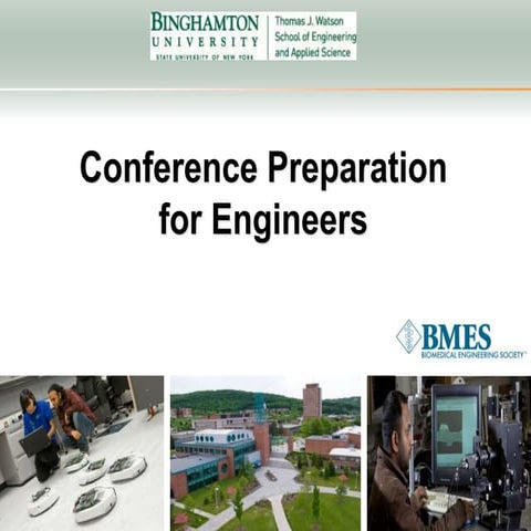 Conference Preparation for Engineers | PPT
