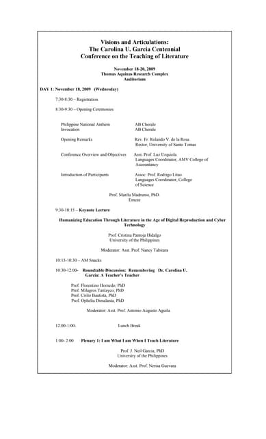 Conference workshop program | PDF | Undergraduate Education | College Education