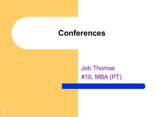 Seminars, Symposium, Conference, panel discussion and formal program.pptx