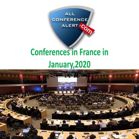 Conferences in France in January,2020 | PPT