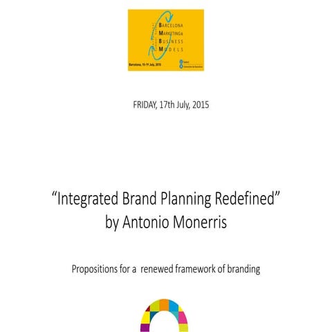 Brands in Strategic Marketing guest lecture | PPT
