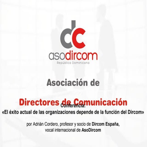Importancia del Dircom | PPTX