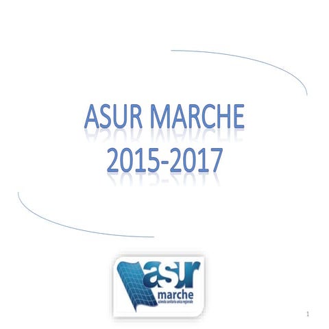 ASUR Marche 2015 2017 | PPTX