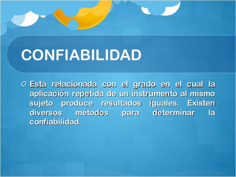 Confiabilidad