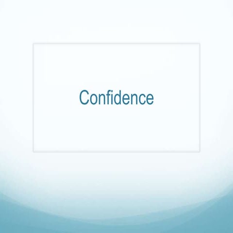Confidence | PPTX
