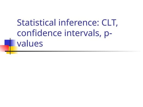 Central limit theorem | PPT