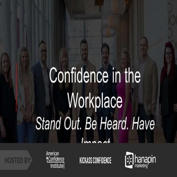 Confidence in the Workplace | PPT
