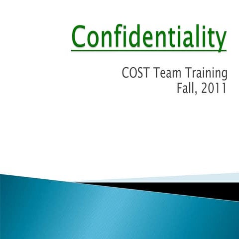 Confidentiality | PPT