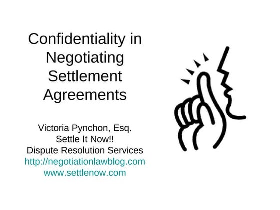 Non-Disclosure Agreement: key points | PPT