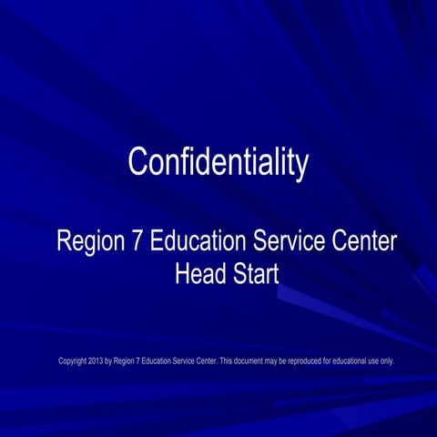 Confidentiality ppt[1] (1) | PPT | Internet Safety | Parenting