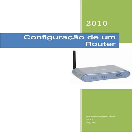 Configuração de um router trabalho rlw | DOC