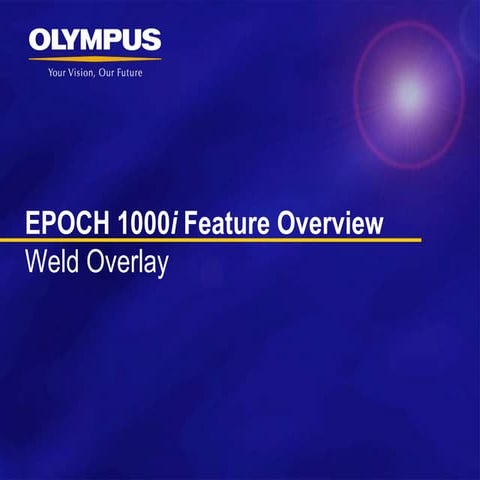 Configuratión Weld Overlay Epoch 1000i.ppt