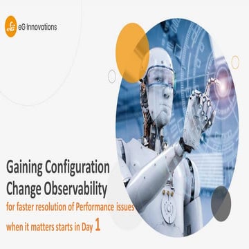 Configuration and Change Tracking must be a key part of your ...