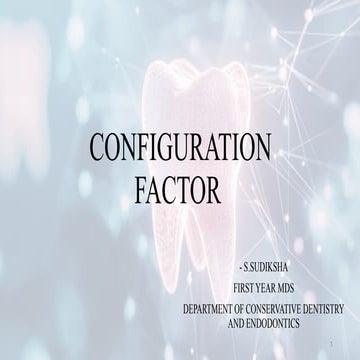 CONFIGURATION FACTOR ppt.pptxjanaiajakaoakakak | PPTX