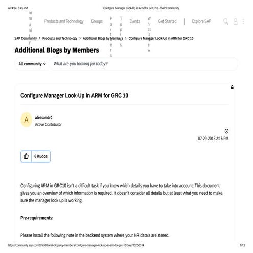 Configure Manager Look-Up in ARM for GRC 10 - SAP Community.pdf
