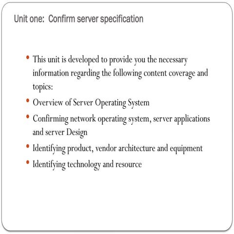 server installation and configuration step | PPTX