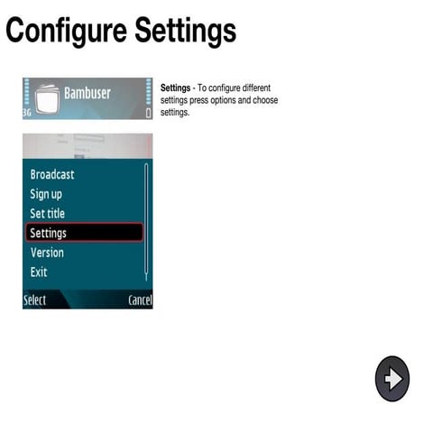 Configure Settings | PPT
