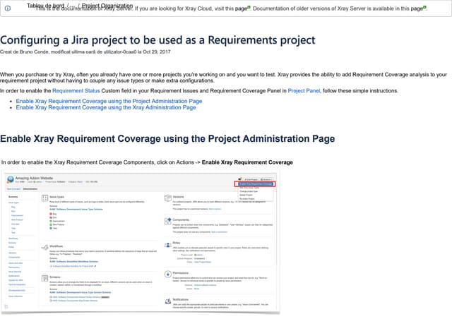 Configuring A Jira Project To Be Used As A Requirements Project Xray