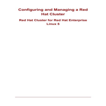 Configuring and managing a red | PDF
