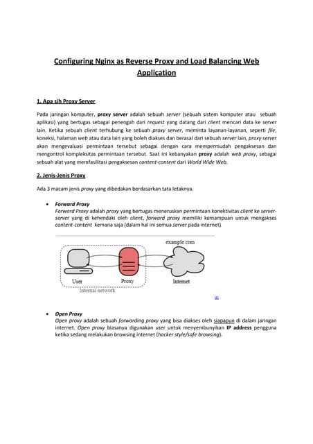 Materi Proxy Server Lengkap | PDF