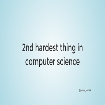 2nd hardest problem in computer science | PDF | Programming Languages ...