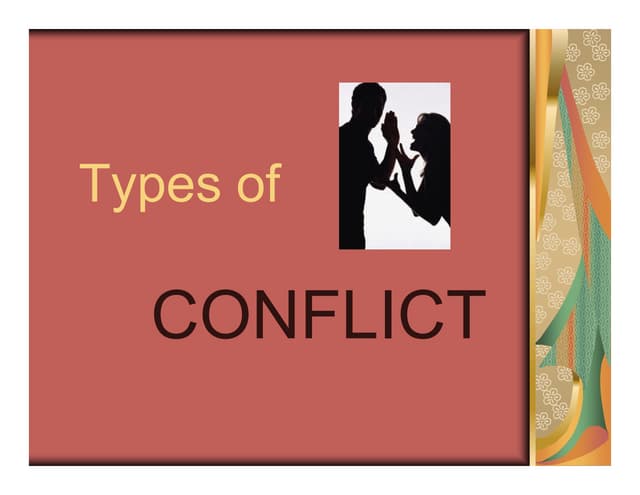 4 types of conflict | PPTX
